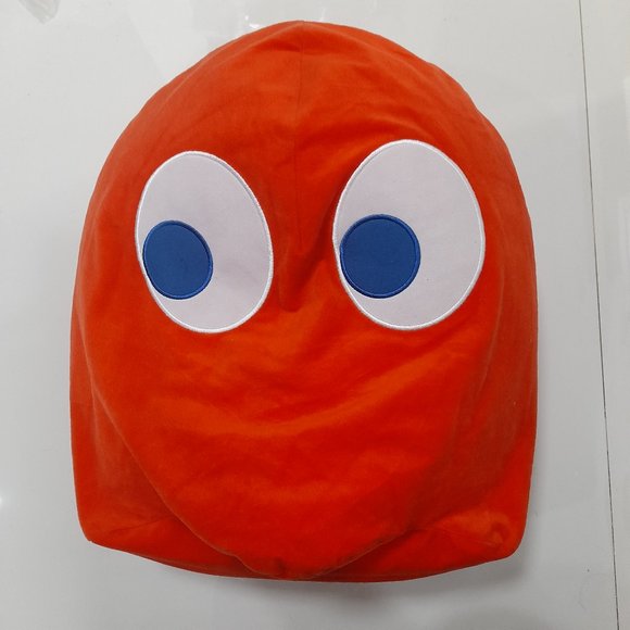 Pac Man | Toys | Pacman Plush Ms Pac Man Red Orange Ghost Blinky 8 Tall ...